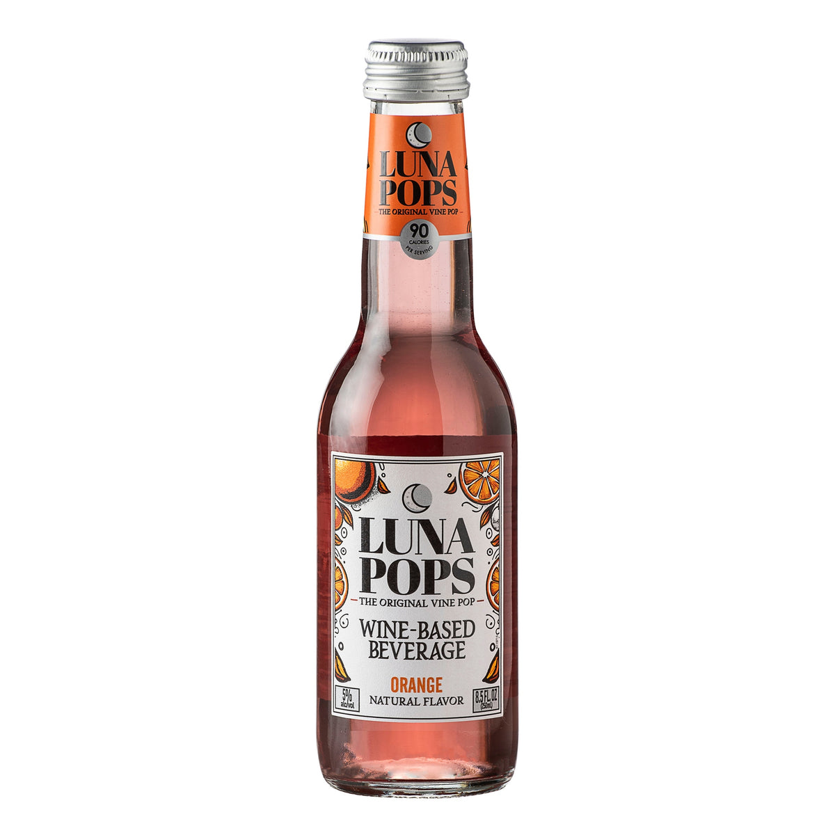 Luna Pops Orange 4-pack (8.5 oz bottles) – Drink Luna Pops